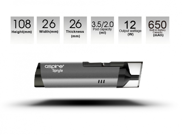Aspire Spryte POD AIO starter kit | VAPEAPE - Vape Shop