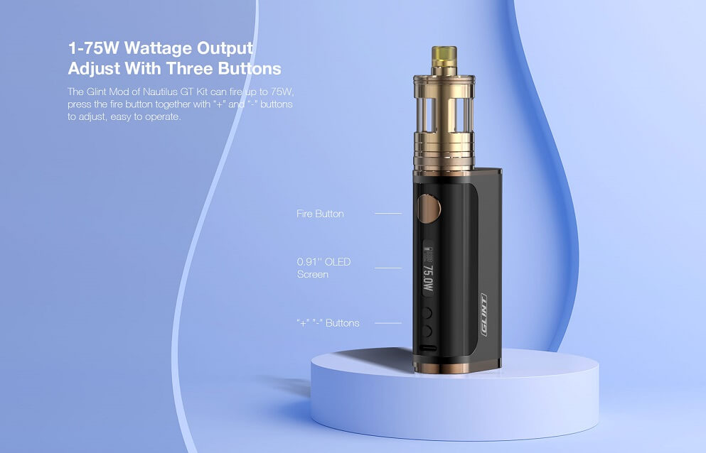 Aspire Nautilus GT Kit | VAPEAPE - Aspire Glint Mod & GT Vape Tank