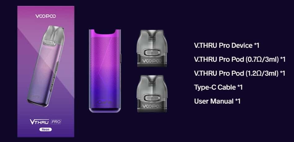 VooPoo Vthru PRO Pod System 900mAh | 🐵 VAPEAPE Ireland