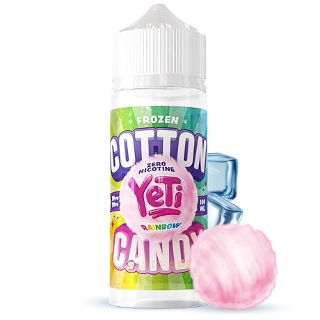 YETI Cotton Candy Rainbow 120ml Vape Juice | VAPEAPE Ireland