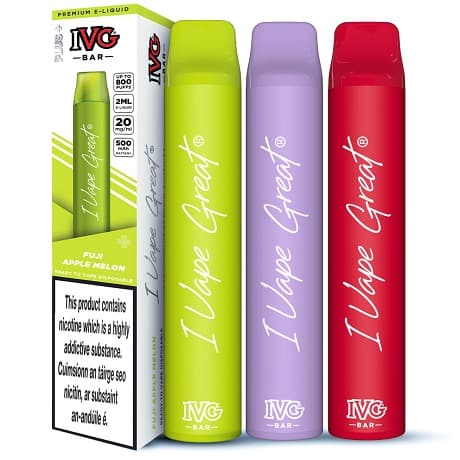 IVG Bar PLUS+ Disposable Pods 800 Puffs Nicotine Salt | VAPEAPE