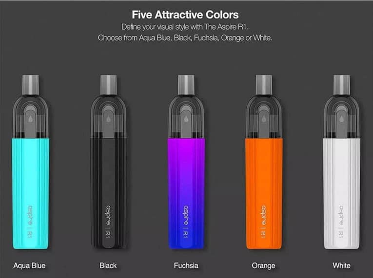 Aspire R1 Disposable Vape Kit | VAPEAPE - Starter Kits