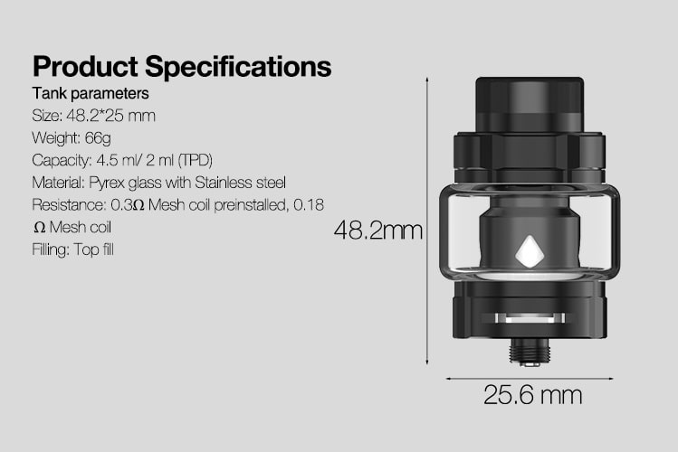 Aspire Odan EVO Sub-Ohm Vape Tank | VAPEAPE | DL E-cigarette Tanks