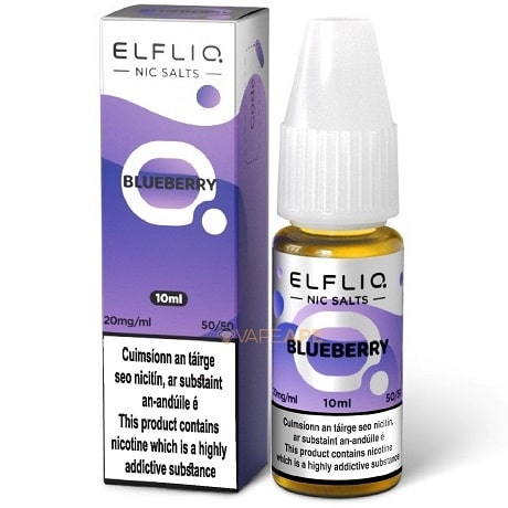 Elfliq Blueberry 10ml Nic Salt Eliquid | VAPEAPE | ELF BAR Ireland