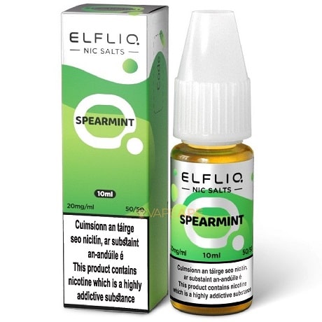 Elfliq Spearmint 10ml Nic Salt Eliquid | VAPEAPE Ireland | ELFBAR