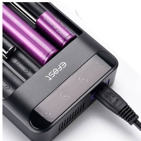 Efest Lush Q4 Battery Charger | VAPEAPE? Ireland