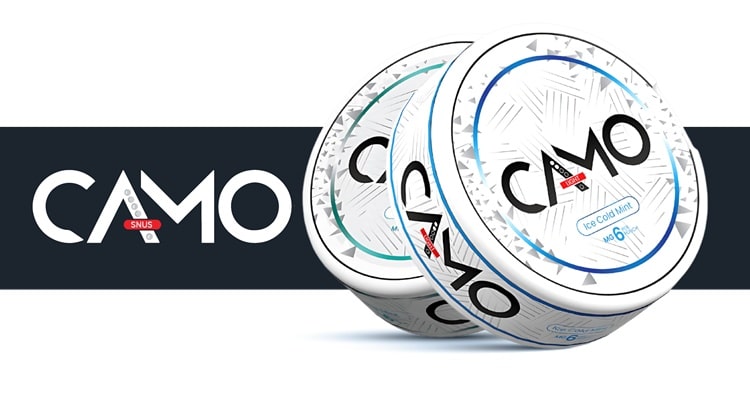 Camo Snus Nicotine Pouches - 6mg, 12mg, 25mg | VAPEAPE 🐵 Ireland
